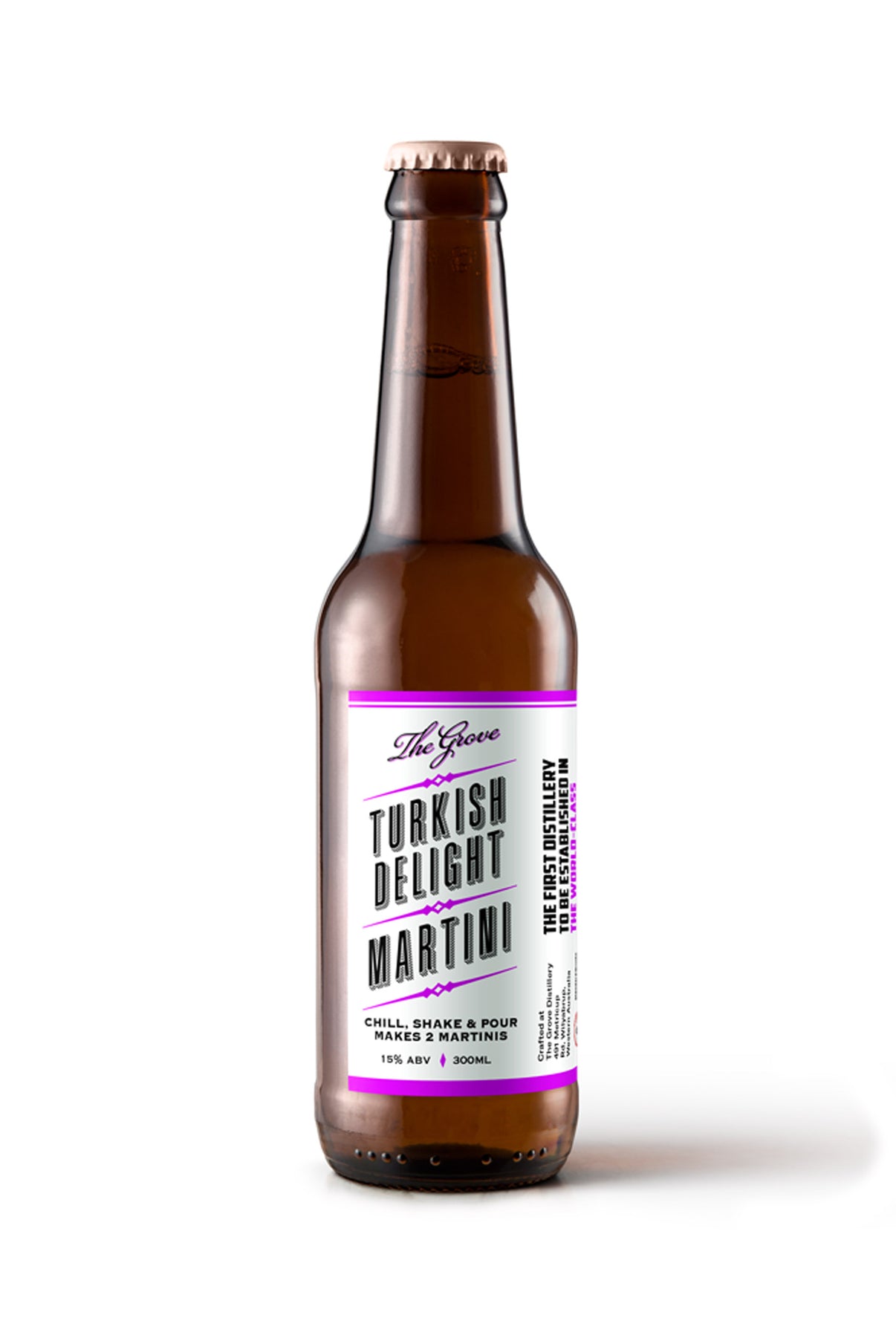 Turkish Delight Martini - 330ml 8% ABV – The Grove Distillery